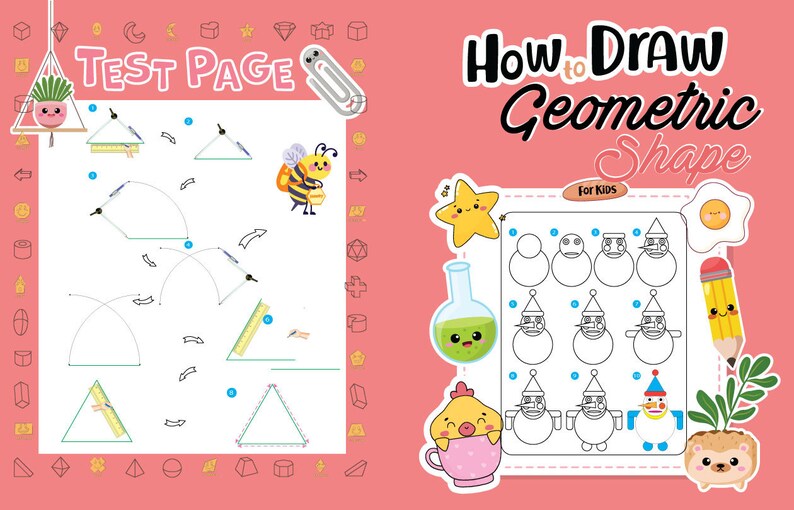 How to Draw Elements With Geometric Shapes, Learn Geometric Shapes ...