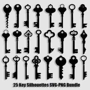 Key SVG, Key Clipart, Keys Svg Bundle, Magic Key Svg, Vintage Key Svg ...