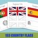 National Flags Coloring Pages: 193 Countries, Homeschool (PDF) - Etsy