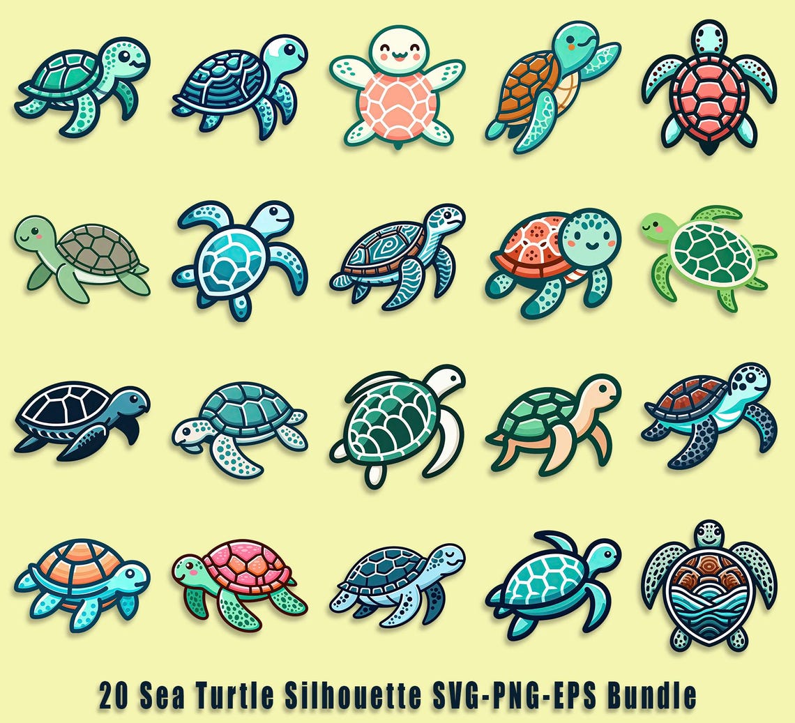 TURTLE SVG, Sea Turtle Svg, Sea Turtles DESIGNS Clipart, Turtle Svg ...
