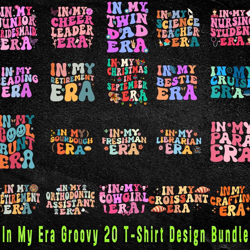 In My Era Wavy Font - Etsy