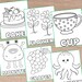 Coloring Pages for Kids Toddlers Preschoolers Mini Coloring Book ...
