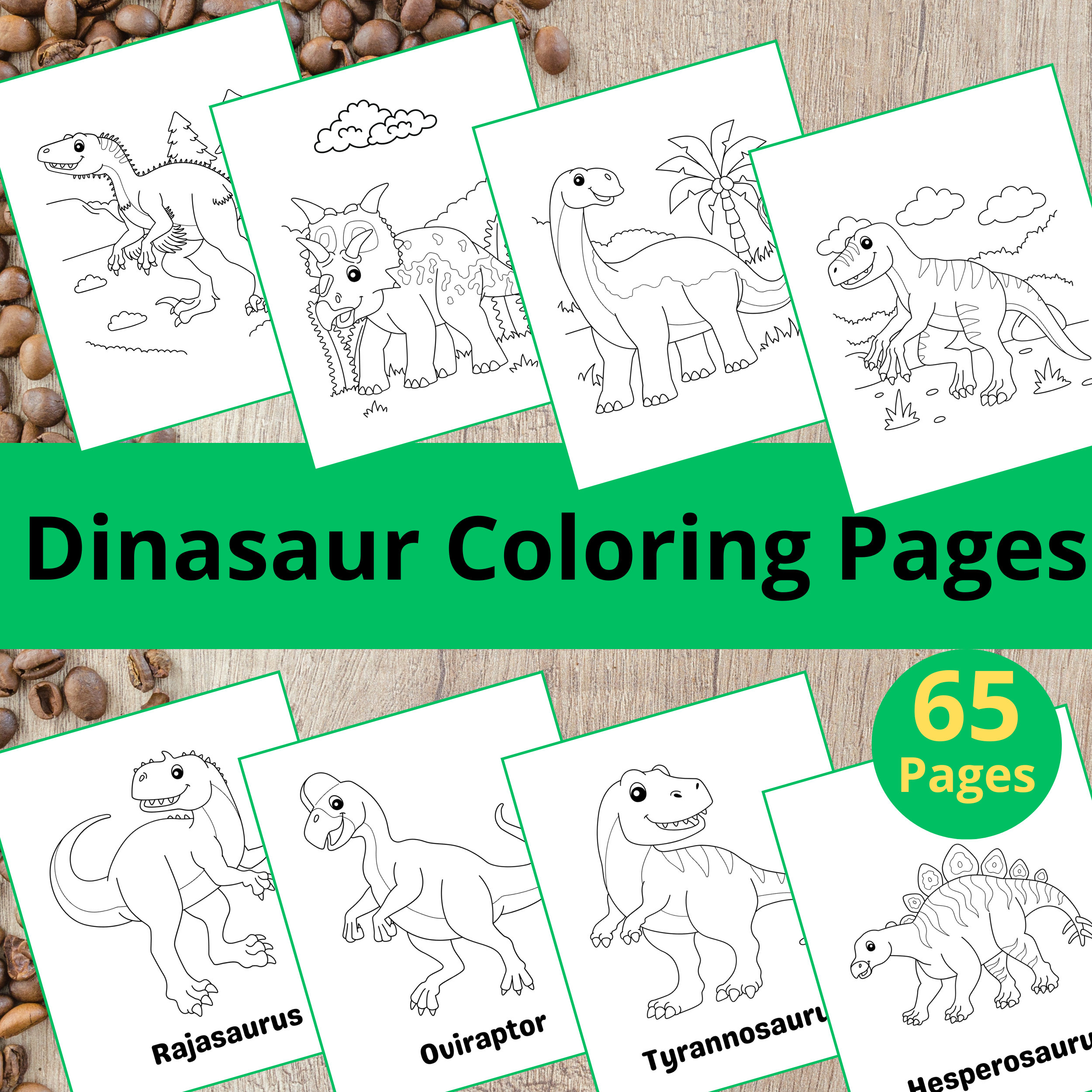 Printable Dinosaur Coloring Pages for Kids Toddlers Preschoolers ...