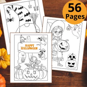 Halloween Coloring Pages | Halloween Party Favors | Kids Halloween ...