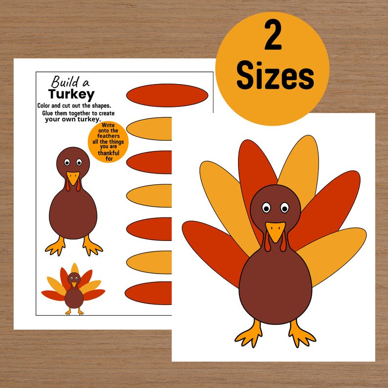 Thanksgiving Build the Turkey Craft Kit for Kids | Kids ...