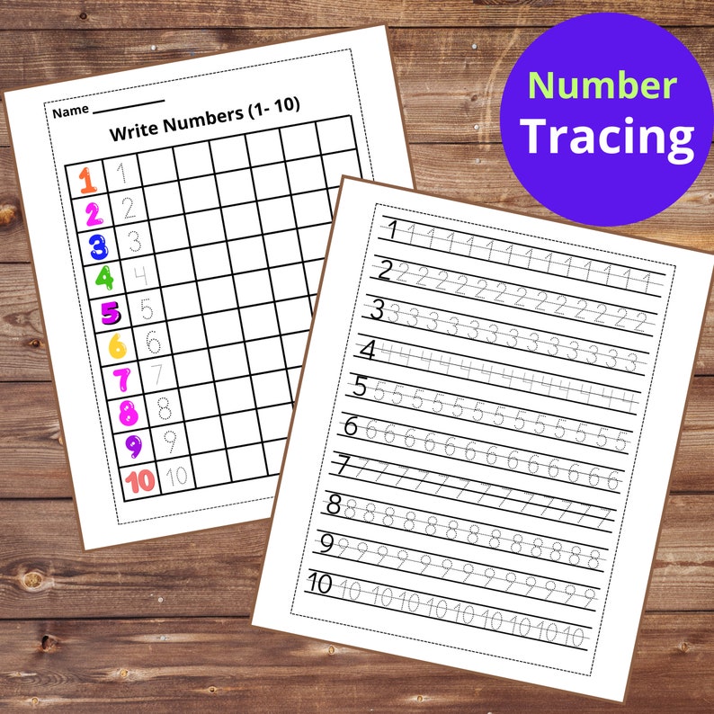 Preschool Printables| Kindergarten Learning Bundle |1 - 10 Number ...