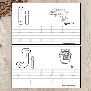 Kindergarten Prek Letters Worksheets |26 ABC Phonics Tracing Cards ...