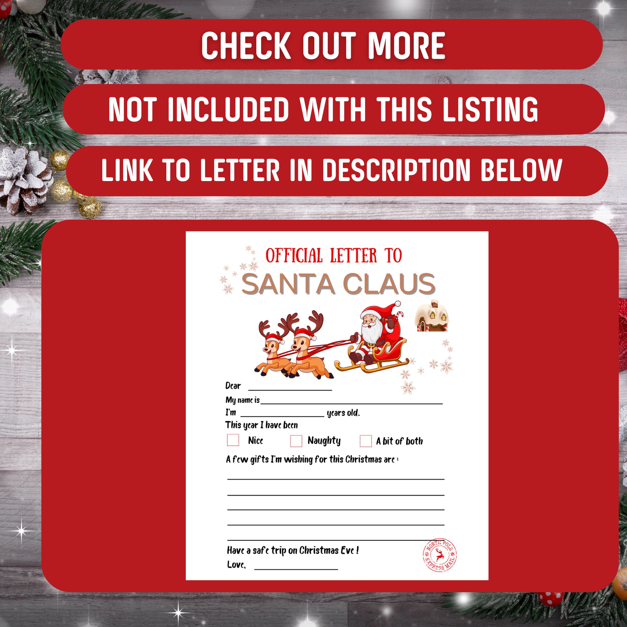 Secret Santa Wish List Download| Secret Santa Survey| Family Christmas ...