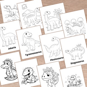 Printable Dinosaur Coloring Pages for Kids Toddlers Preschoolers ...
