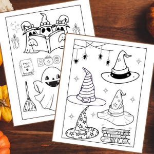 Halloween Coloring Pages | Halloween Party Favors | Kids Halloween ...