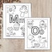 Printable Animal Alphabet Coloring Baby Alphabet Book Baby Shower Abc ...