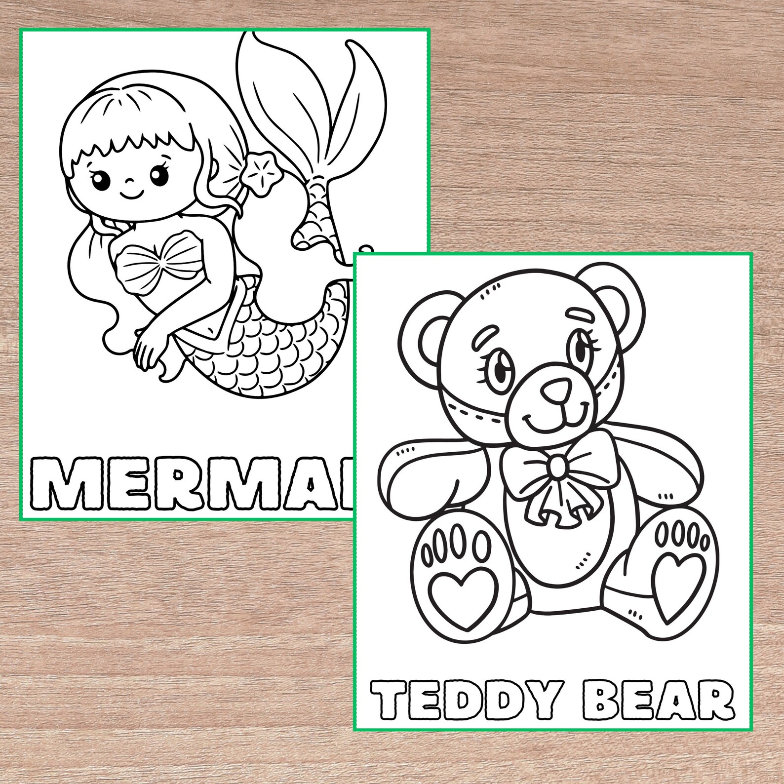 Coloring Pages for Kids Toddlers Preschoolers Mini Coloring Book ...