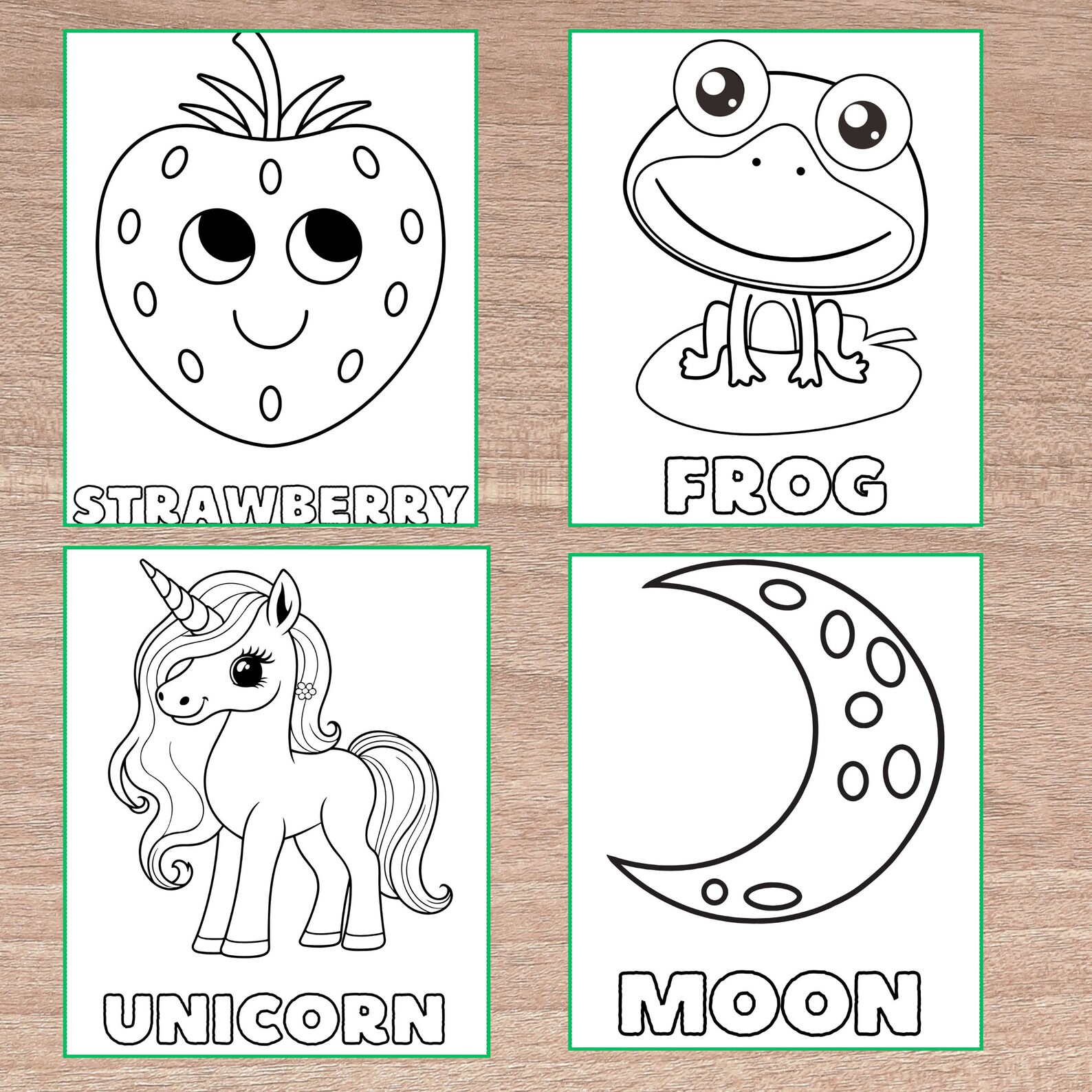 Coloring Pages for Kids Toddlers Preschoolers Mini Coloring Book ...