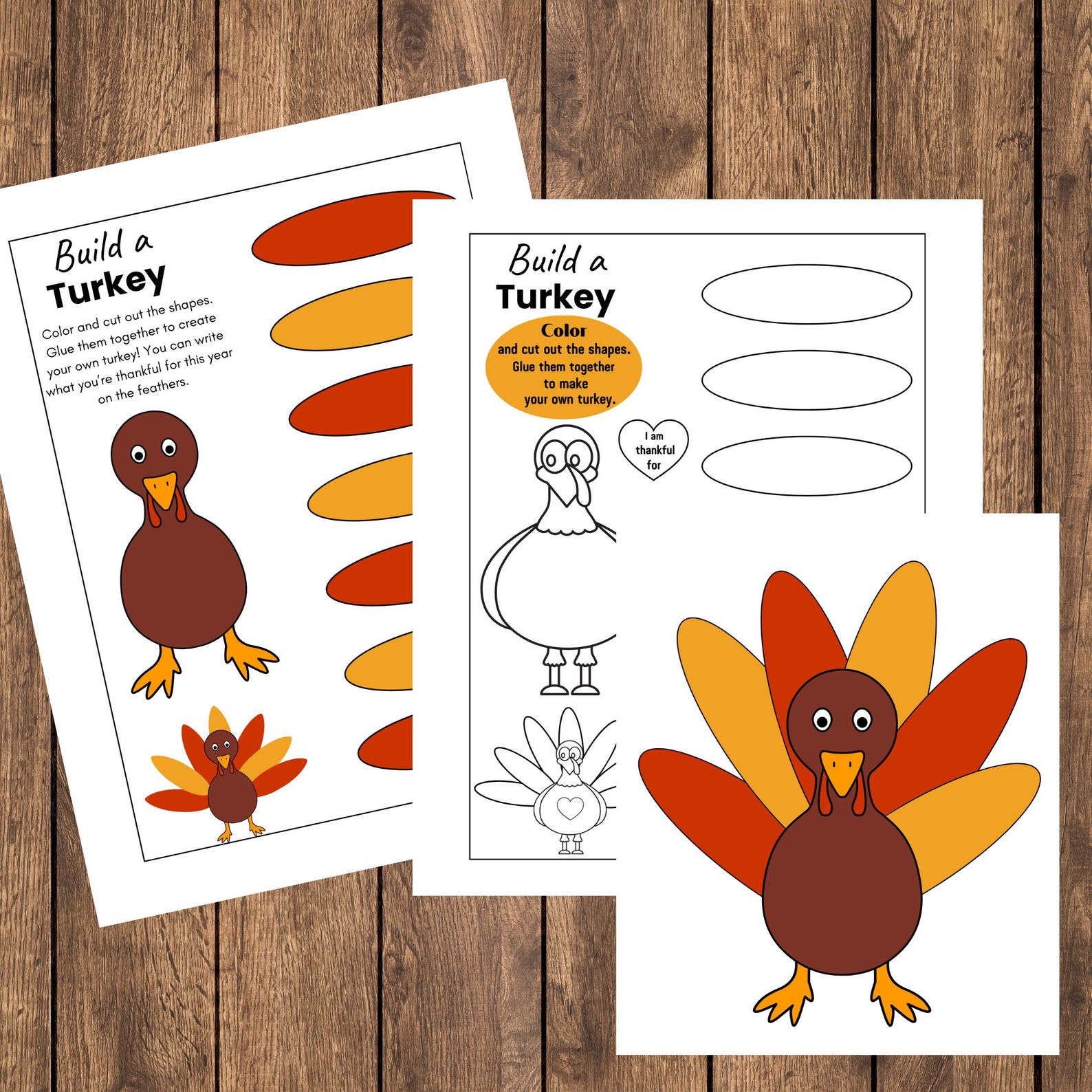 Thanksgiving Build the Turkey Craft Kit for Kids | Kids ...