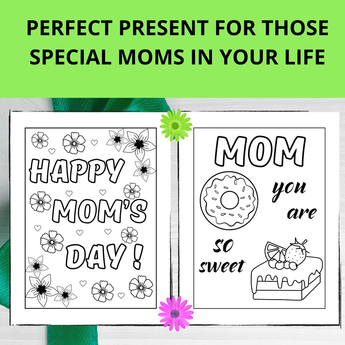 Printable Coloring Mother's Day Card Templates Mothers Day Cards to ...