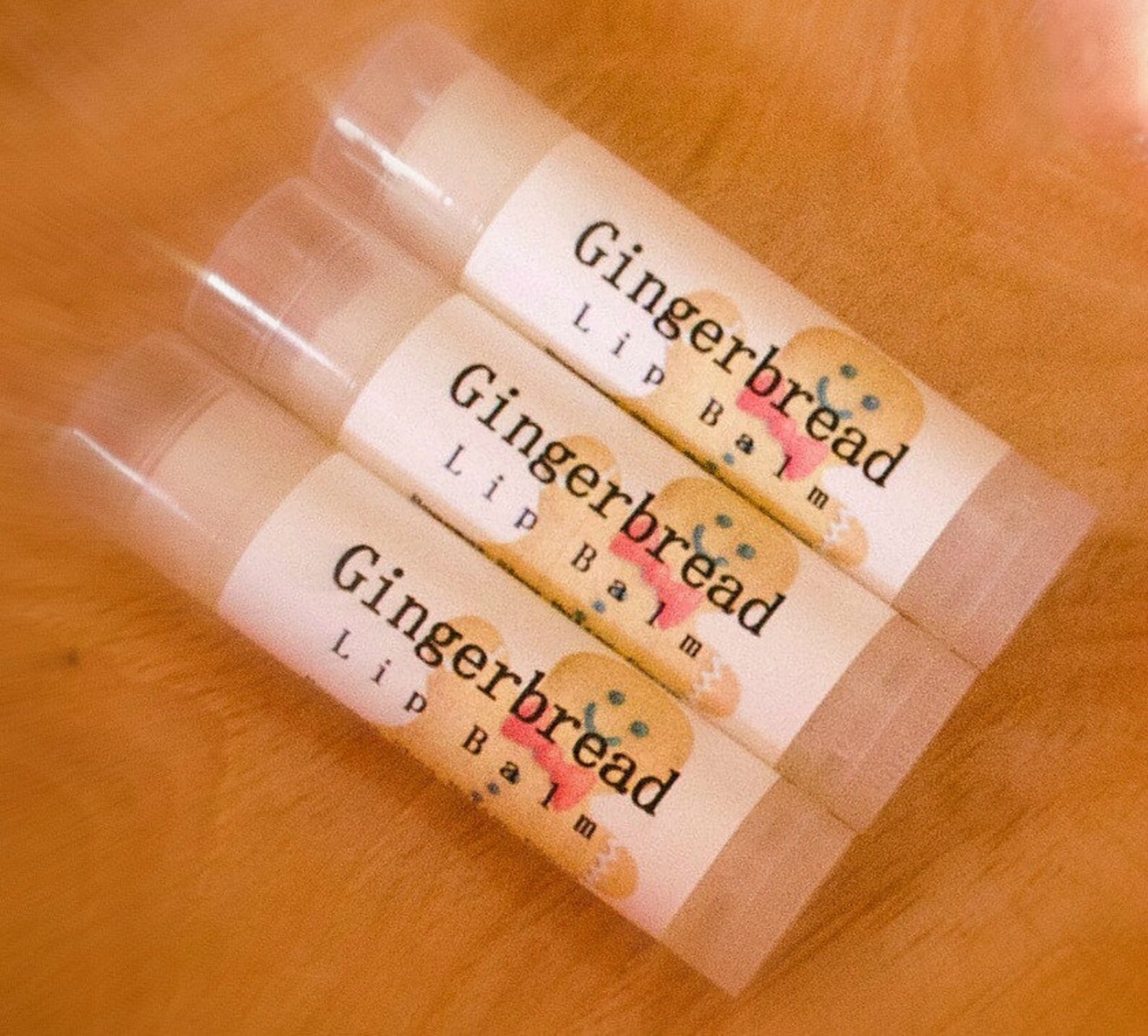 Gingerbread Lip Balm Cookie Scented Holiday Flavor Shea Butter | Etsy