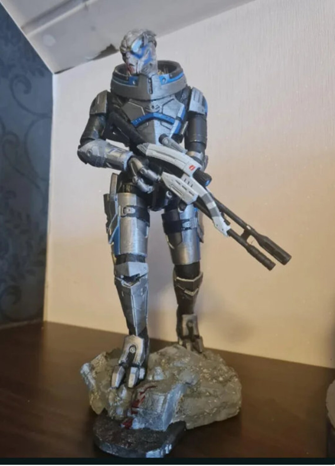 Garrus Vakarian Mass Effect 3D Printed and Hand Painted Figure, 23 Cm ...