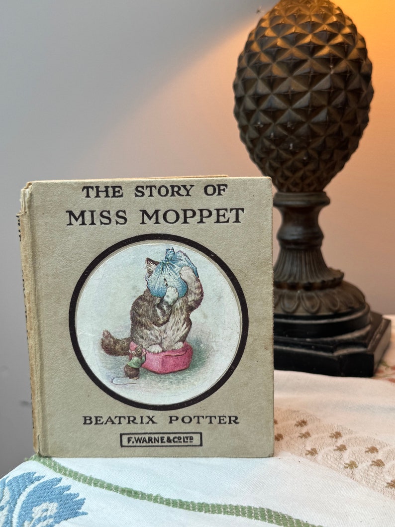 The Story of Miss Moppet Beatrix Potter, Early Edition Rare Book - Etsy