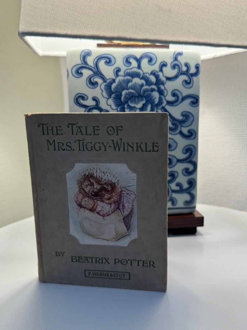 The Tale of Mrs. Tiggy Winkle 1905 Beatrix Potter Rare Book - Etsy