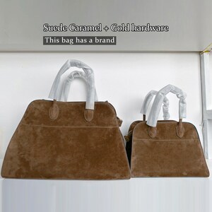 Minimalist Tote Bag, Large Suede Handbag, Top Handle Bag, Timeless ...