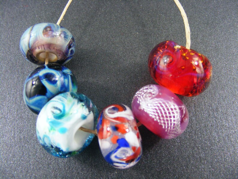 Handmade Artisan Lampwork Big Hole Bead Blow Out Sale - Etsy