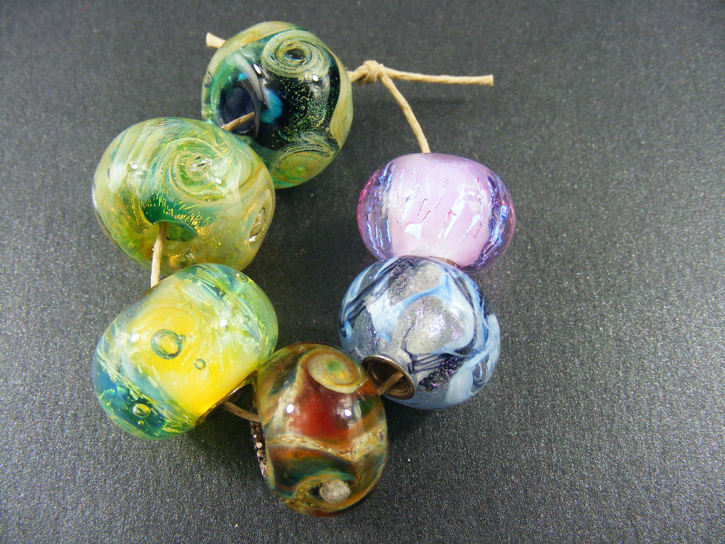 Handmade Artisan Lampwork Glass Big Hole Bead Blow Out Sale - Etsy