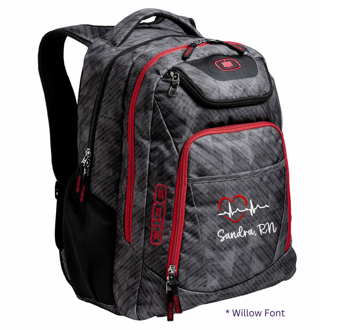 Personalized Doctor Nurse Backpack Custom Embroidered Respiratory ...