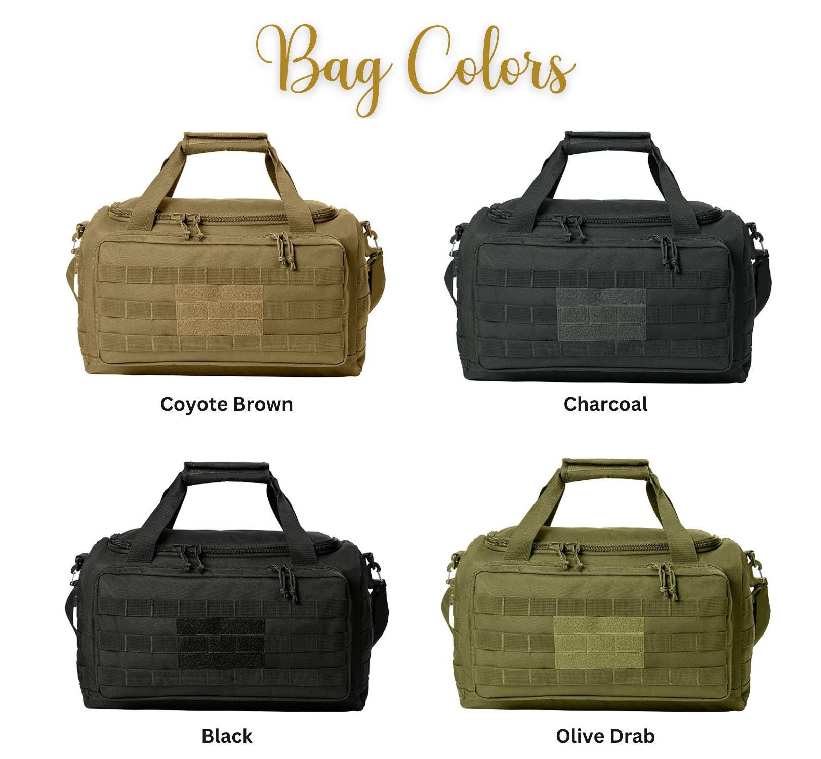 Personalized Tactical Gear Bag: Embroidered Military Range Bag - Etsy