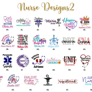 Personalized Nurse Backpack Custom Embroidered RT Respiratory Therapist ...