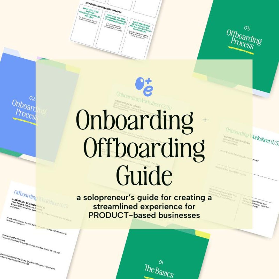 Onboarding and Offboarding Guide, Customer Experience Checklist for ...