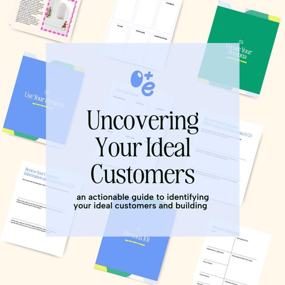Ideal Customer Avatar Persona Guide And Templates Marketing Strategy