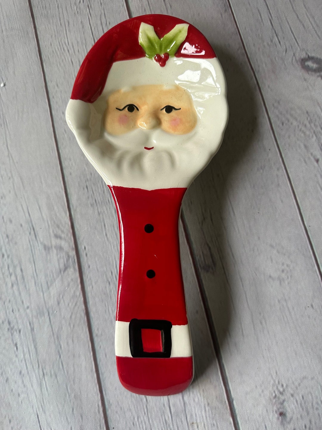 Santa Spoon Rest, Use as Christmas Decor or Year Round - Etsy