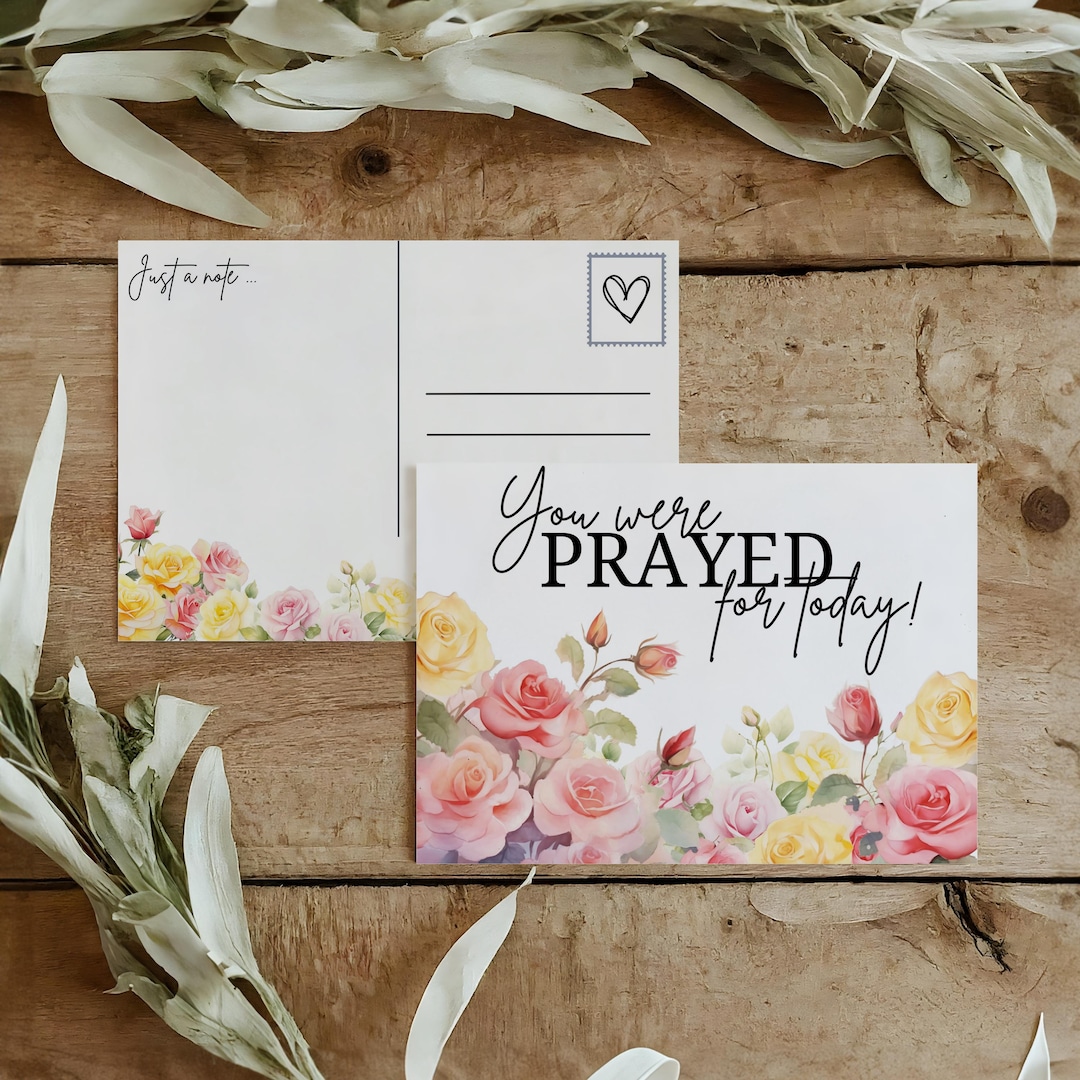 Praying for You Cards, Praying for You Printable, 5x7 Postcard ...