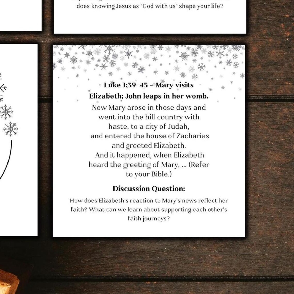 Printable Advent Devotional for Kids, 3.25x3.2, NKJV, Printable Advent ...