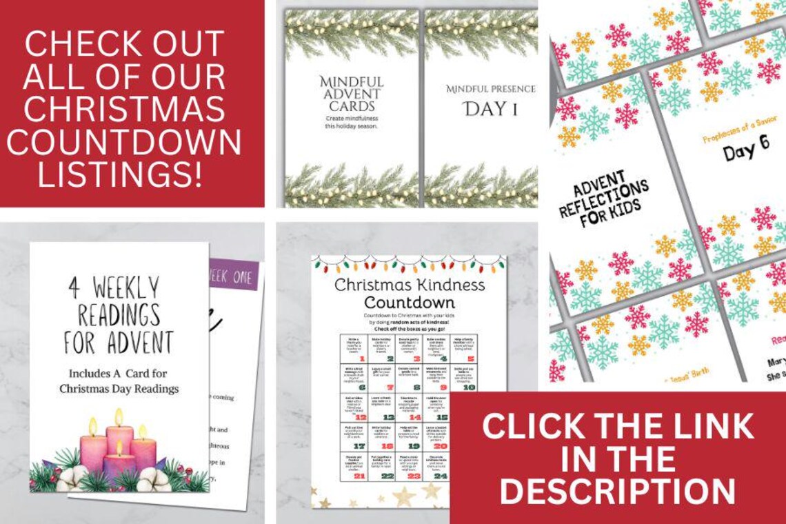Printable Advent Devotional for Kids, 3.25x3.2, NKJV, Printable Advent ...