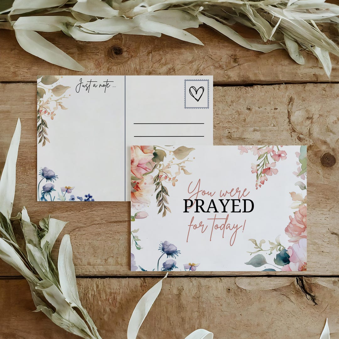 Praying for You Cards, Praying for You Printable, 5x7 Postcard ...