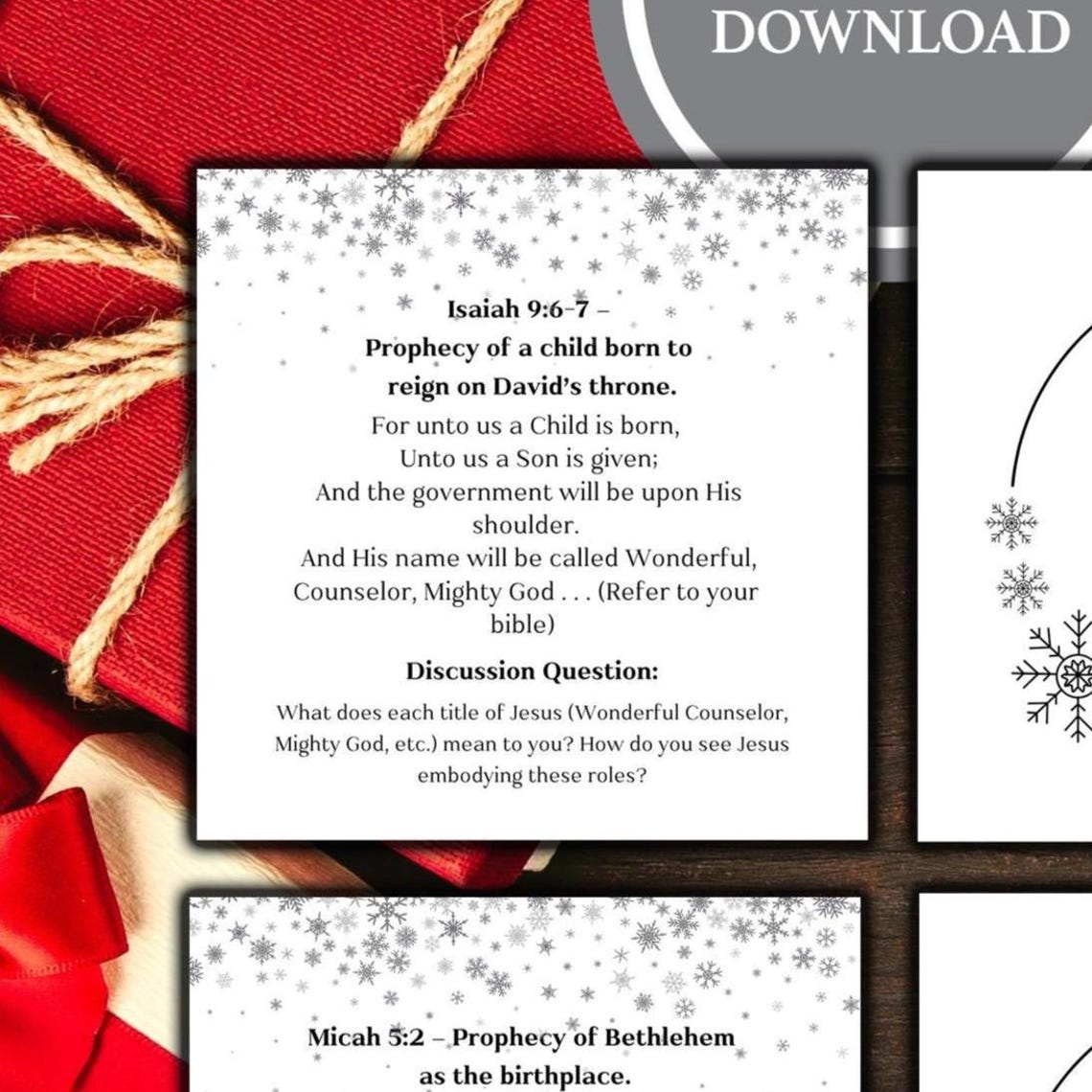 Printable Advent Devotional for Kids, 3.25x3.2, NKJV, Printable Advent ...