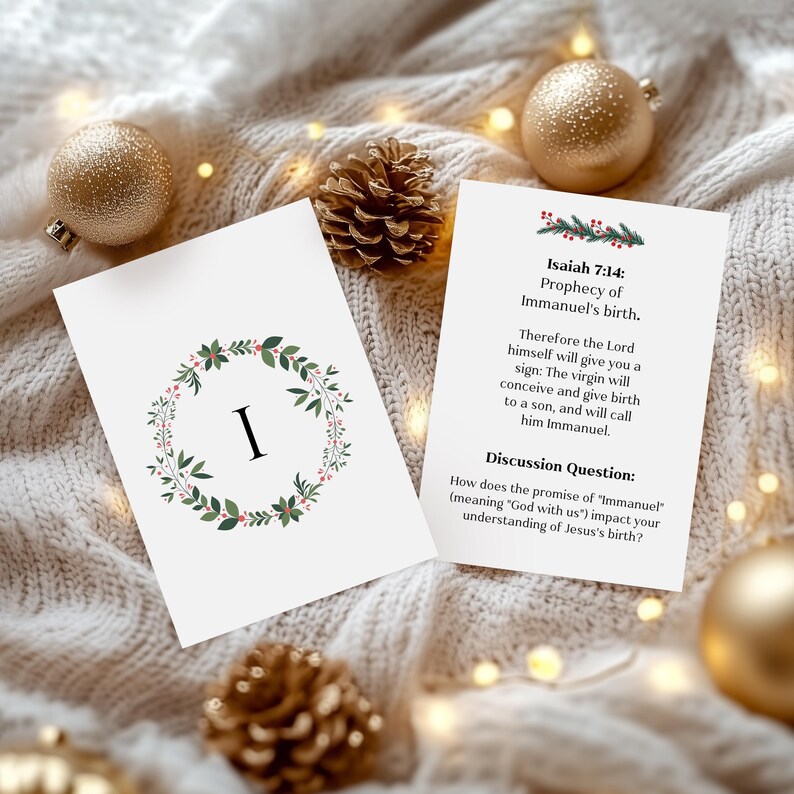 Printable Advent Verses, Printable Advent Devotional for Kids ...