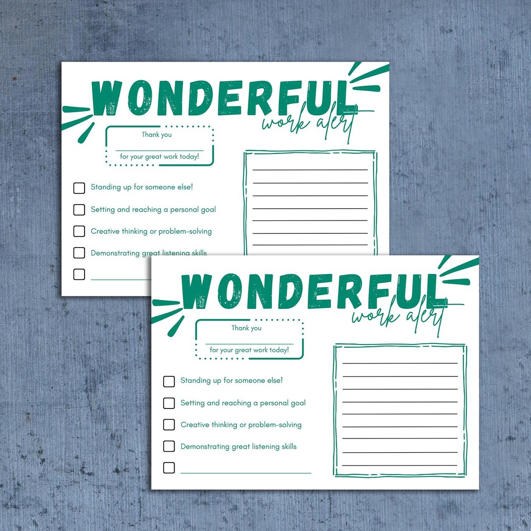 Positive Notes From Teacher, Happy Mail From Teacher, From Teacher to ...