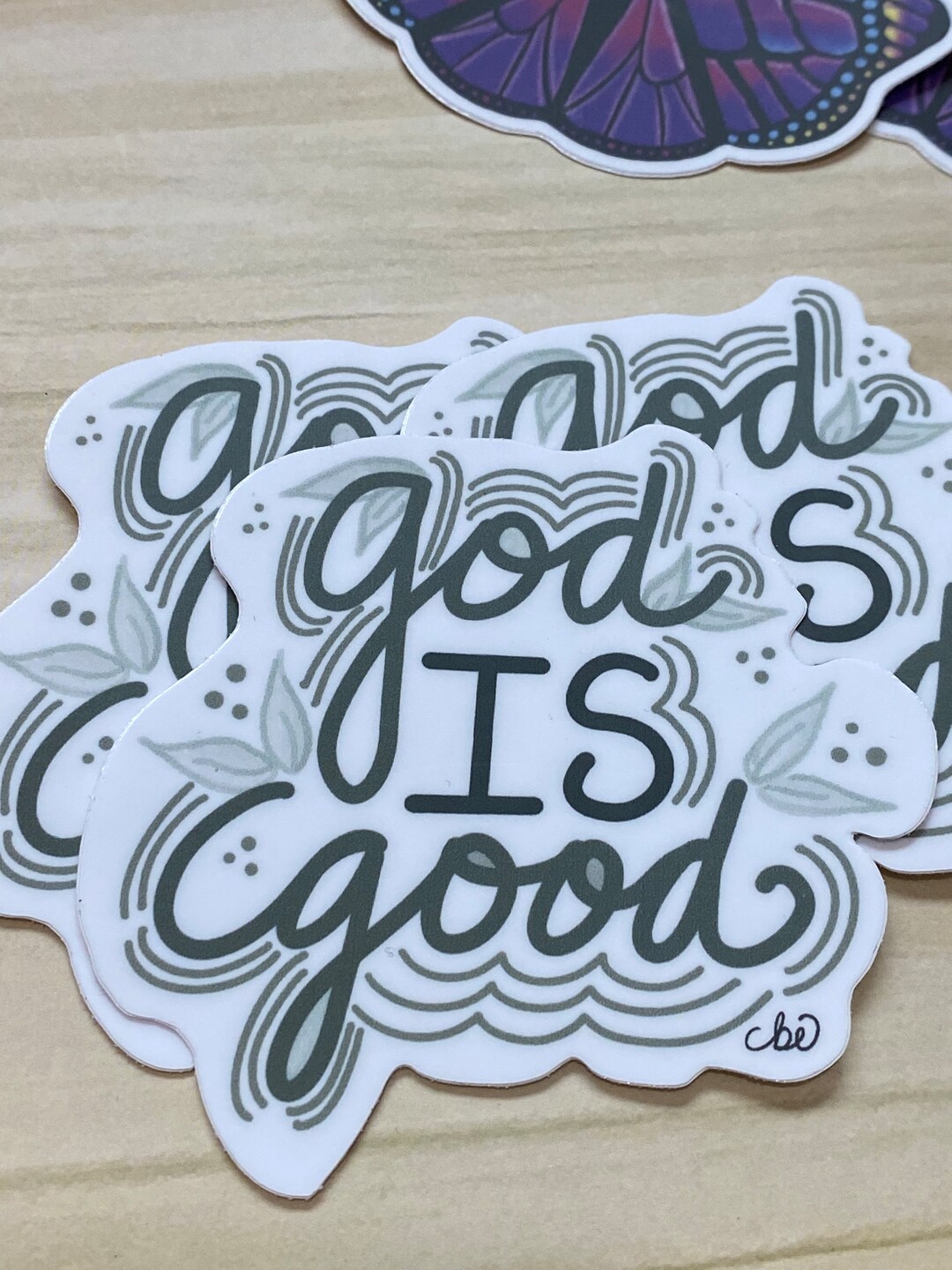 God is Good Sticker, Waterbottle Stickers Waterproof, Laptop Stickers ...