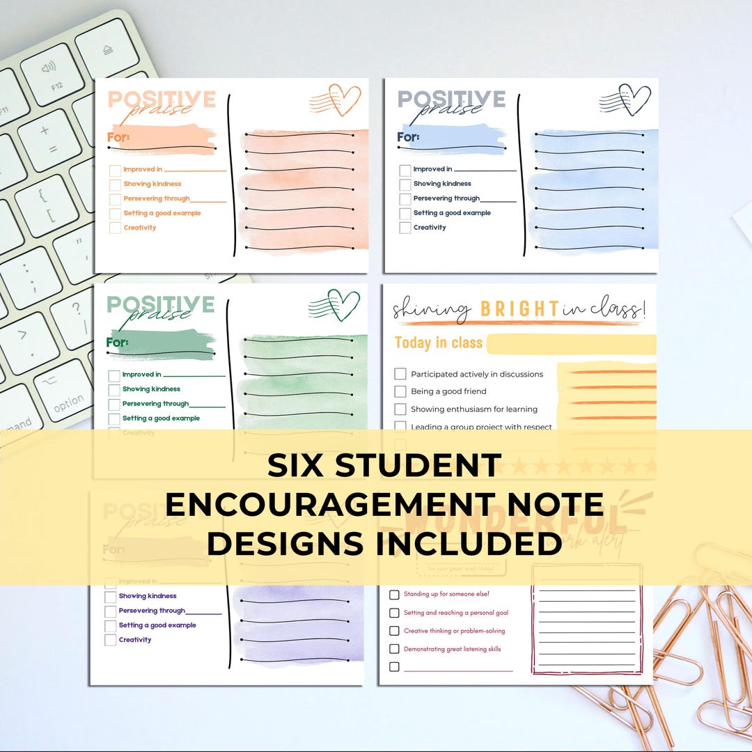 From Teacher to Student Notes, Positive Notes From Teacher, Happy Mail ...