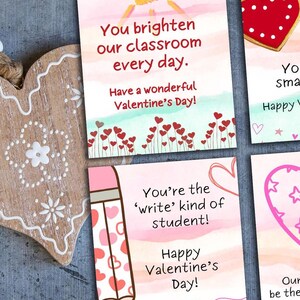 Valentines Day From Teacher, Student Valentines, Teacher to Student ...