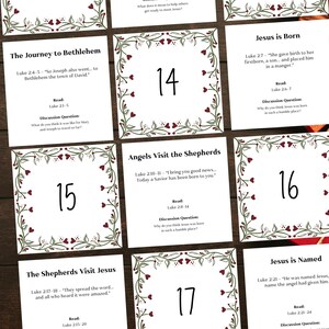 Scandi Printable Advent Verses, Printable Advent Devotional, Christmas ...