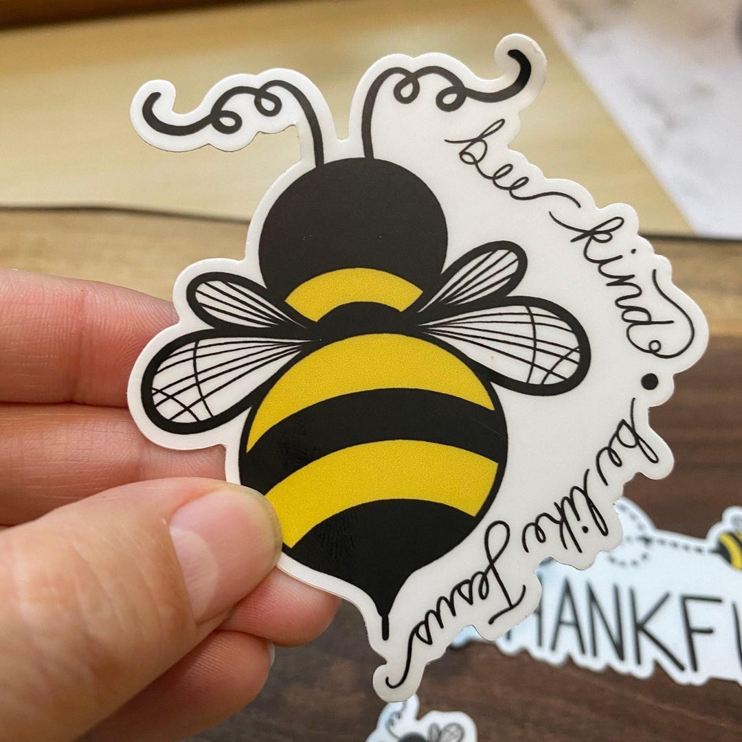 Be Like Jesus Sticker, Bumble Bee Sticker, Waterproof Sticker, Water ...