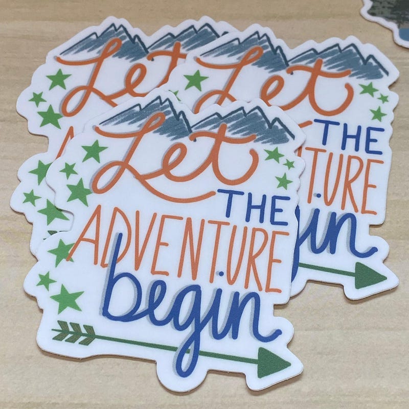 The Adventure Begins - Etsy
