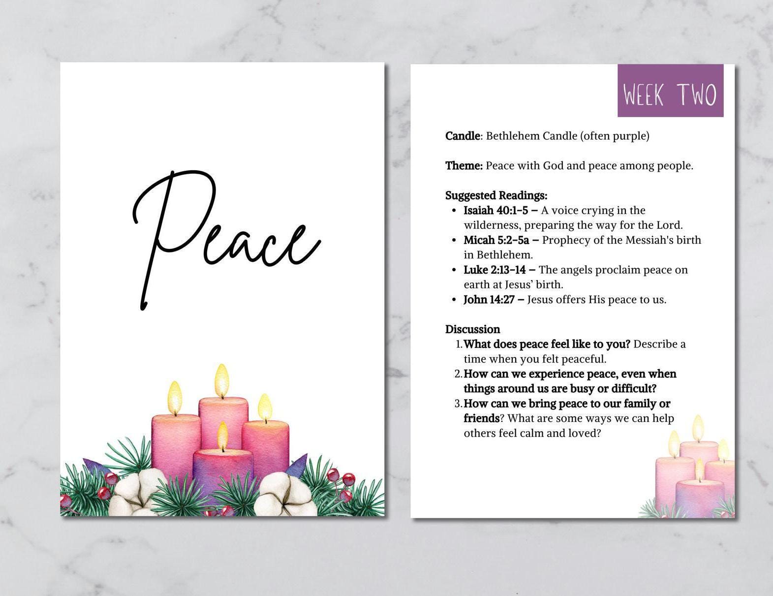 Kids Advent Devotional, Advent for Kids, Advent Wreath Reading, Advent ...