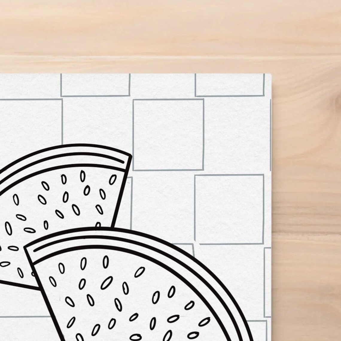 Fruit Coloring Page, Summer Coloring Page, Kids Coloring Pages ...