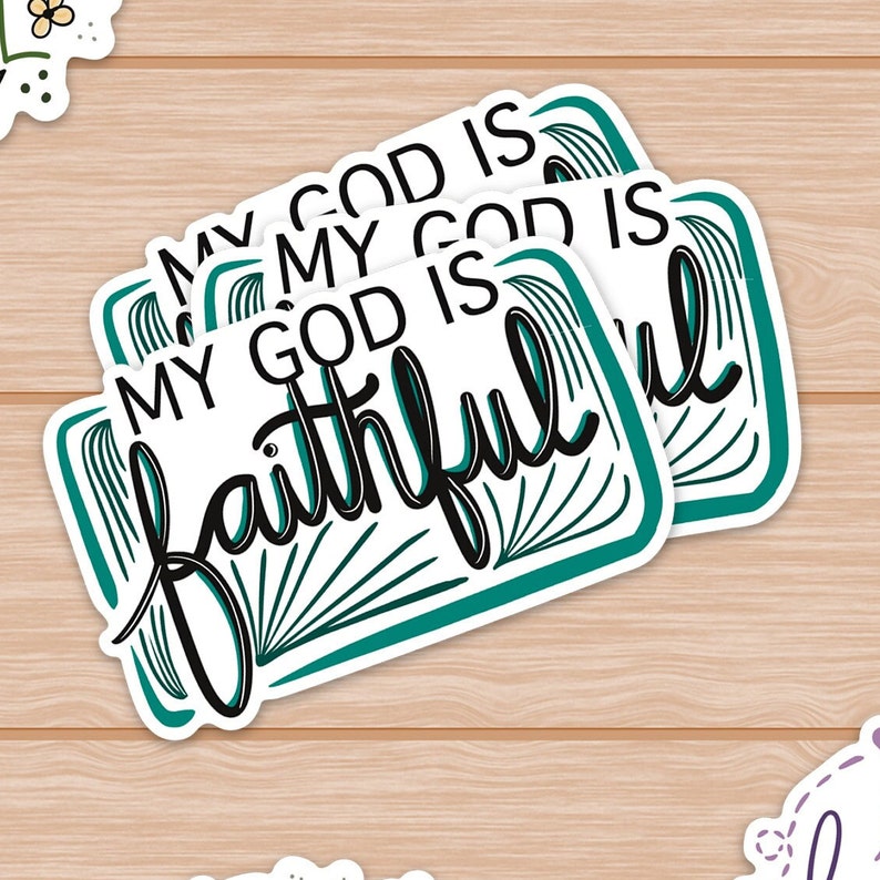 Christian Quote Sticker, Christian Stickers, Tumbler Sticker ...