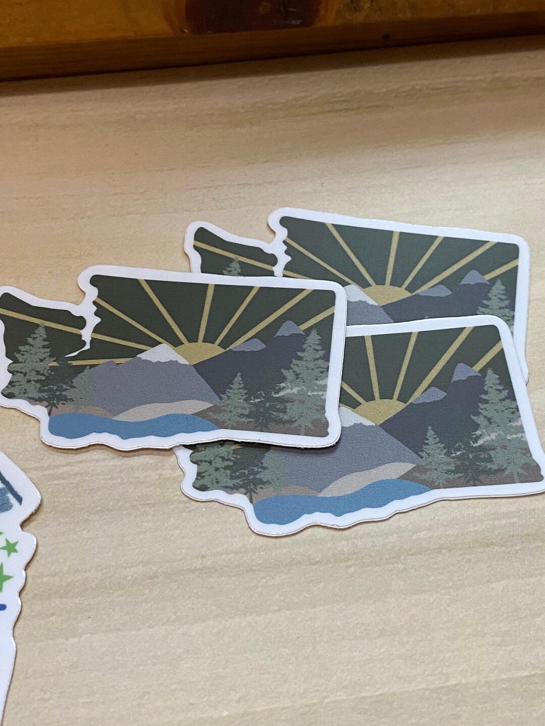 State Stickers, Waterproof Water Bottle Sticker, Washington Sticker ...