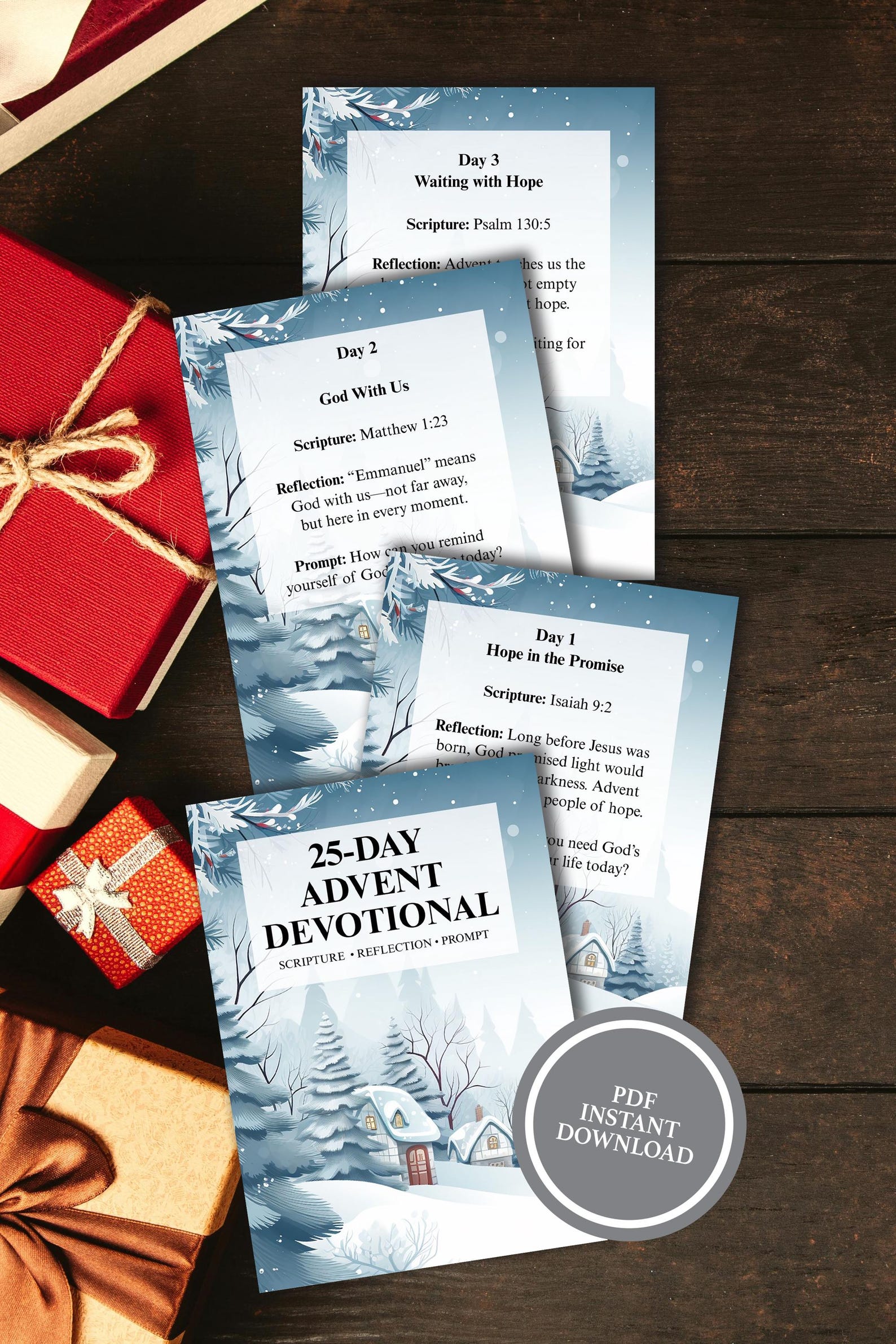 Advent Reading Plan for Families, Christmas Advent Downloads, Advent ...